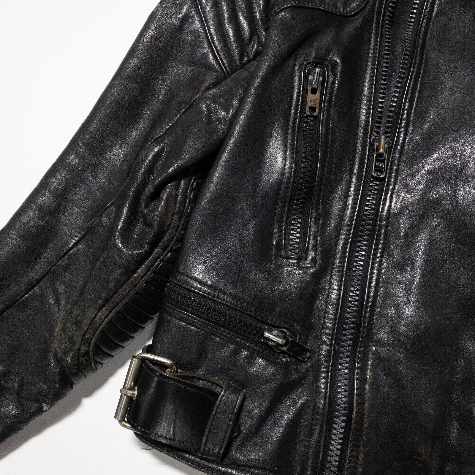 Rockstar, Vintage, Fashion, Biker, Rocker, Cowhide Genuine Leather ...