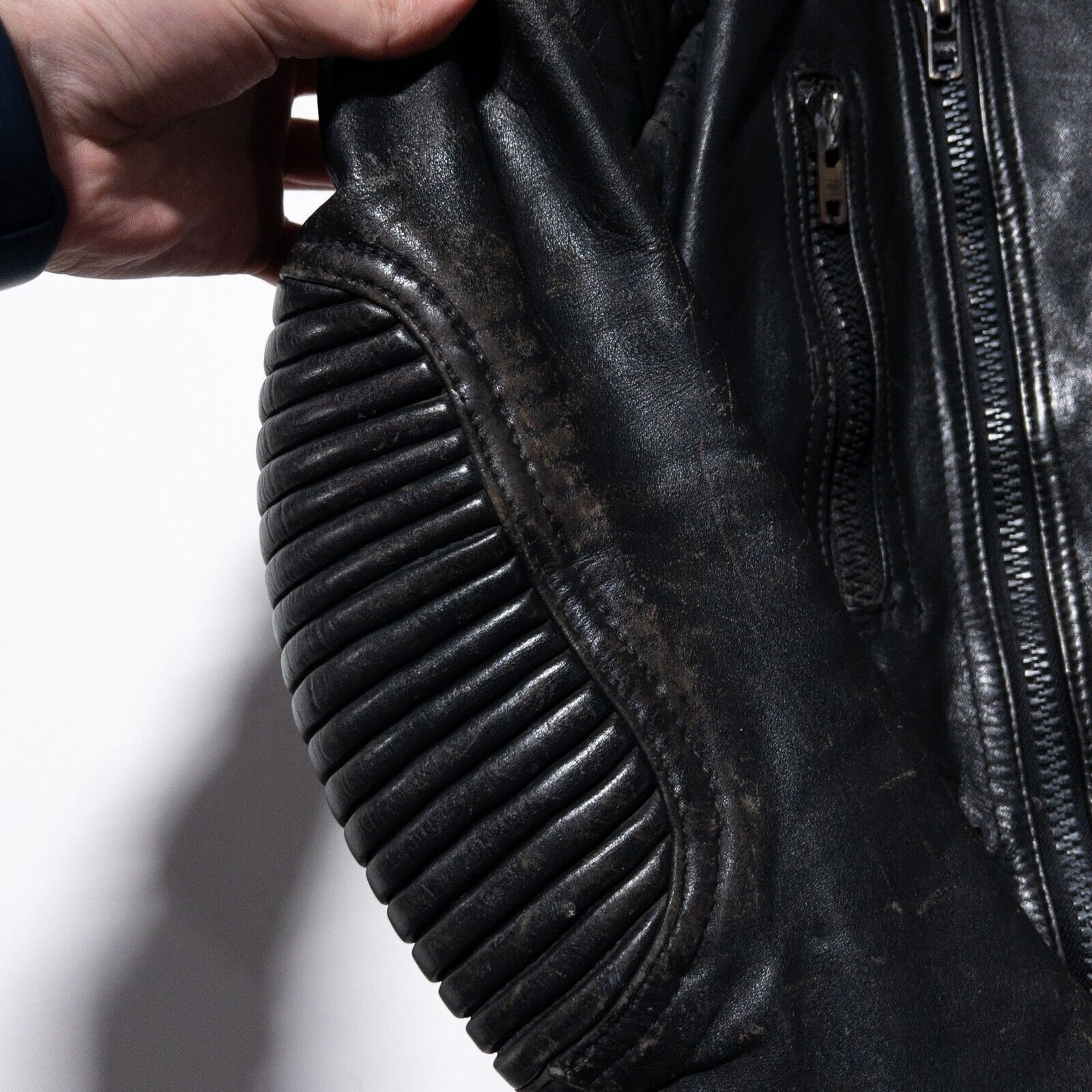 Rockstar, Vintage, Fashion, Biker, Rocker, Cowhide Genuine Leather ...