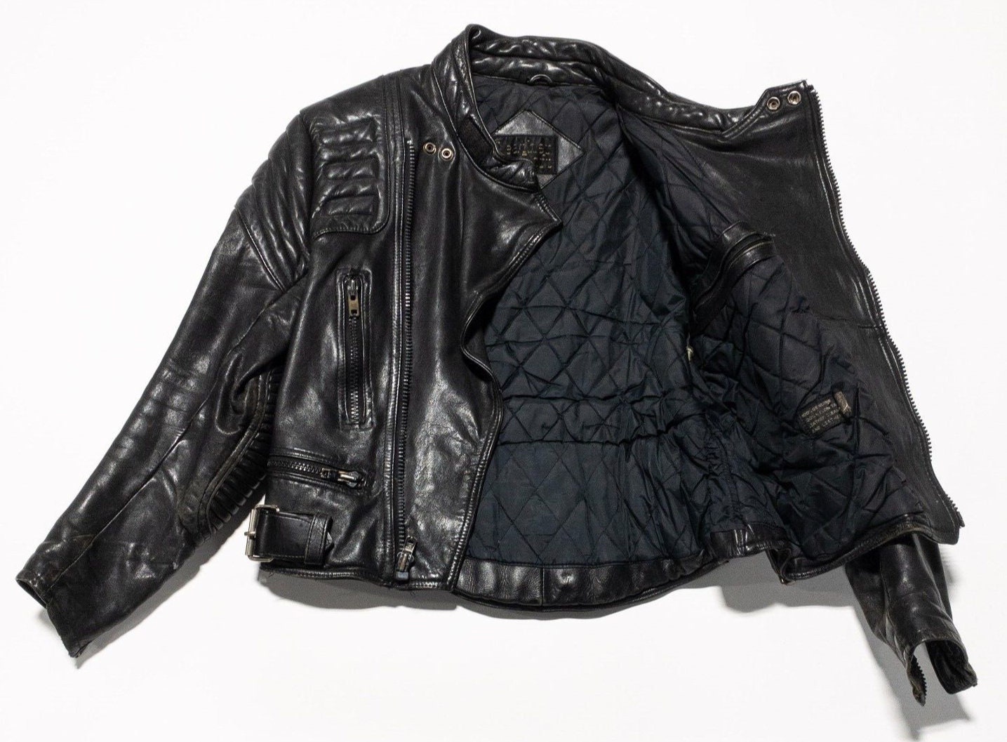 Rockstar, Vintage, Fashion, Biker, Rocker, Cowhide Genuine Leather ...