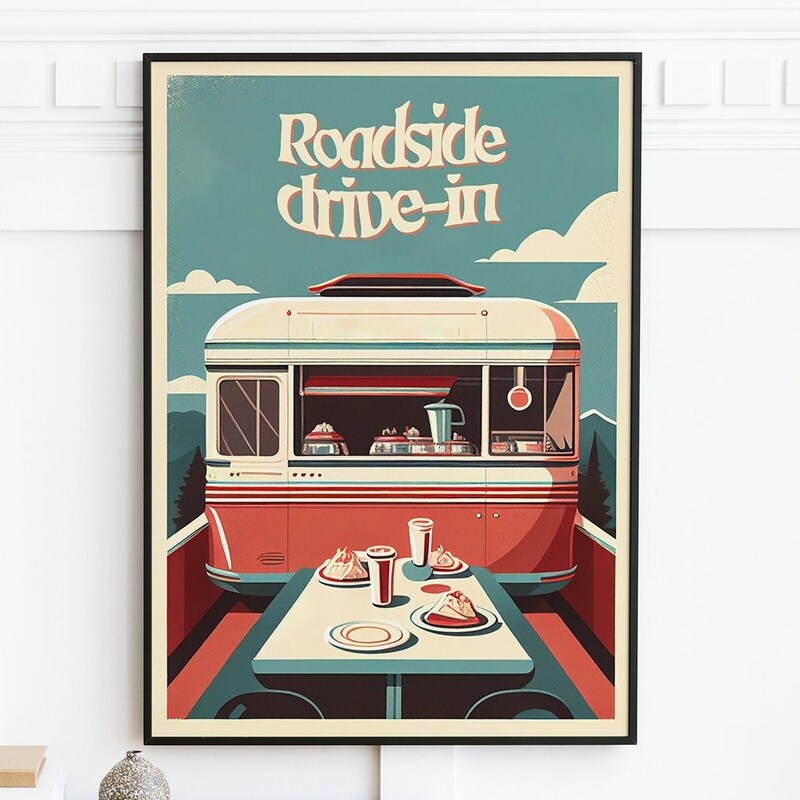 Drive in Diner - Etsy