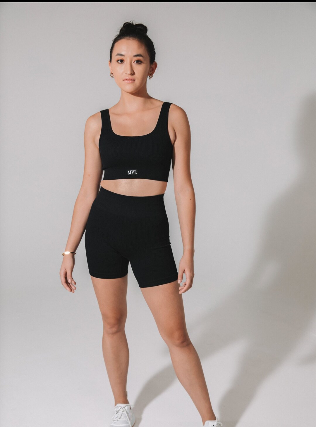 Seamless Set Staple Crop Top Short Leggings for Gym or at Home MVL - Etsy