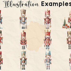 Christmas Nutcracker Clipart, Watercolor Clipart, Christmas PNG ...