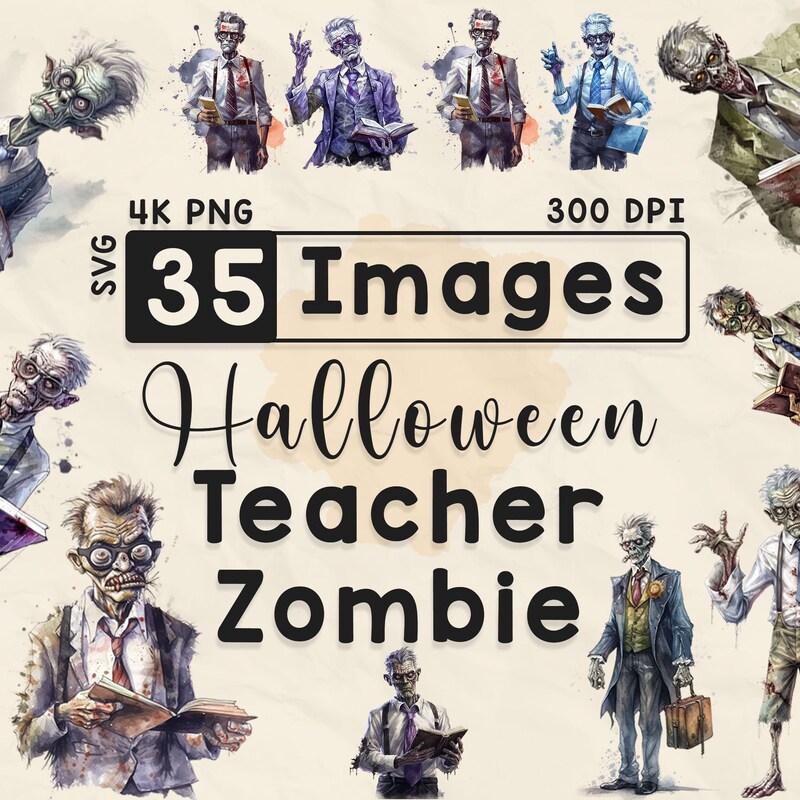 Zombie Clip Art - Etsy