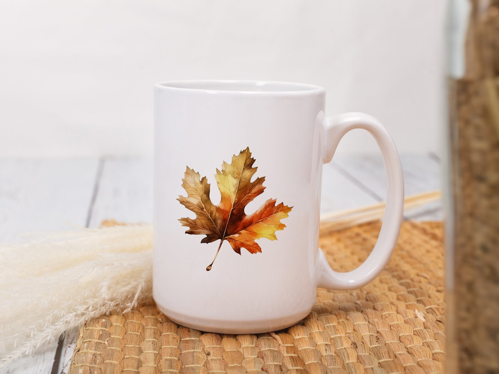 66 Autumn Leaf Clipart, Watercolor Clipart, Fall Season, Scrapbook ...