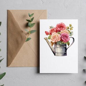 296 Rustic Roses Clipart Bundle, Watercolor Floral Clipart, Rose ...