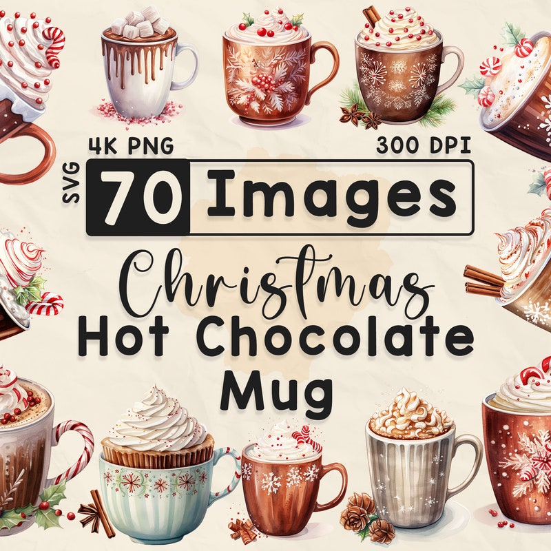 Hot Chocolate Mugs - Etsy
