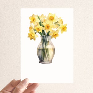 400 Jonquils Clipart Bundle, Watercolor Floral Clipart, Jonquil Clipart ...