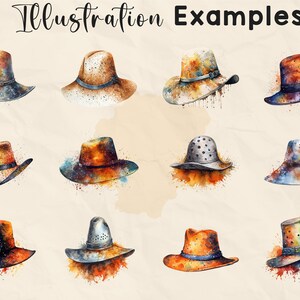 90 Thanksgiving Pilgrim Hat Clipart, Watercolor Clipart, Fall Season ...