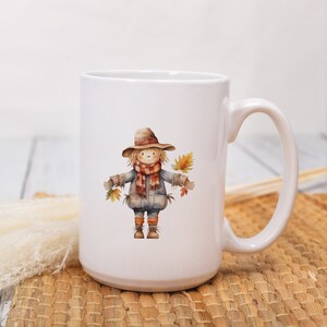 50 Autumn Scarecrow Clipart, Watercolor Clipart, Fall Season, Scrapbook ...