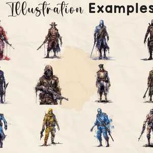 75 Spooky Halloween Zombie Soldier Clipart, Watercolor Clipart ...