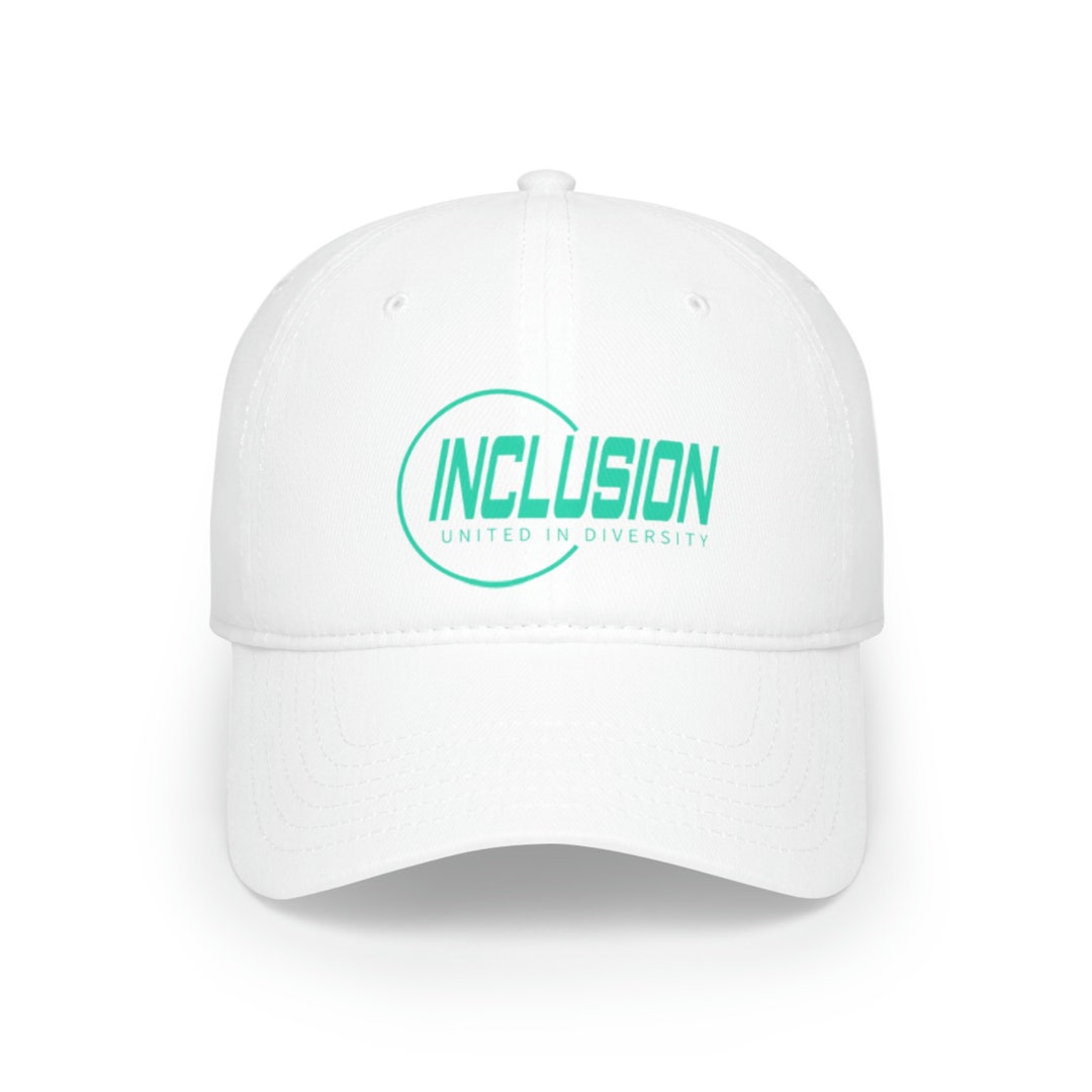 Baseball Cap United in Diversity White Hat Unisex Adjustable - Etsy