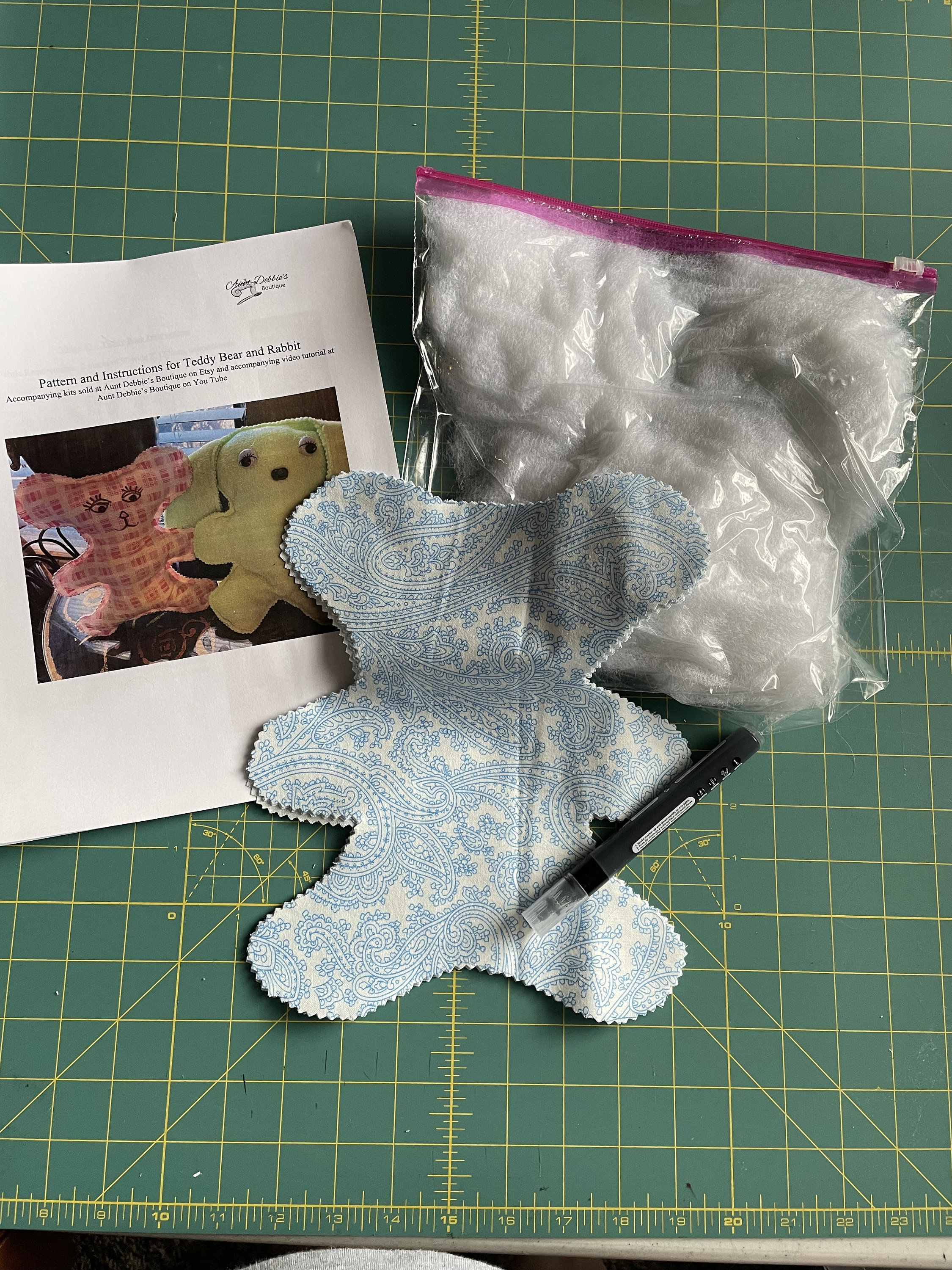 Teddy Bear Sewing Kit - Etsy