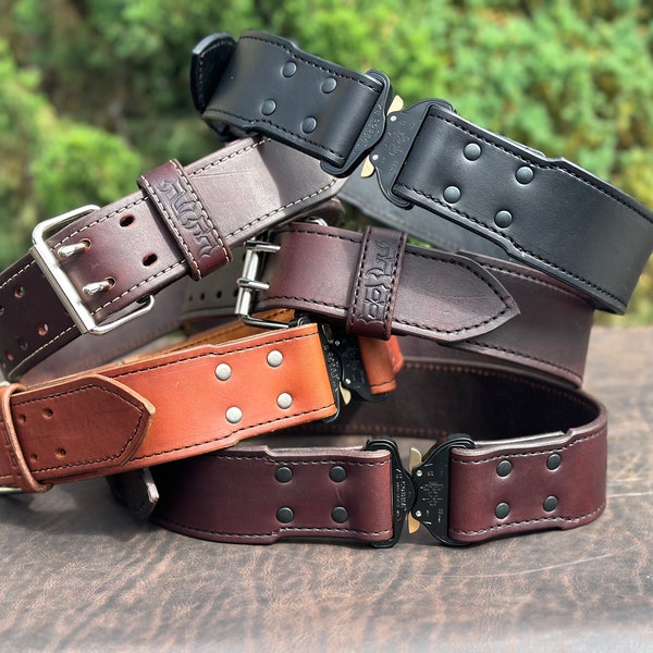 Leather Bunker Belt - Etsy