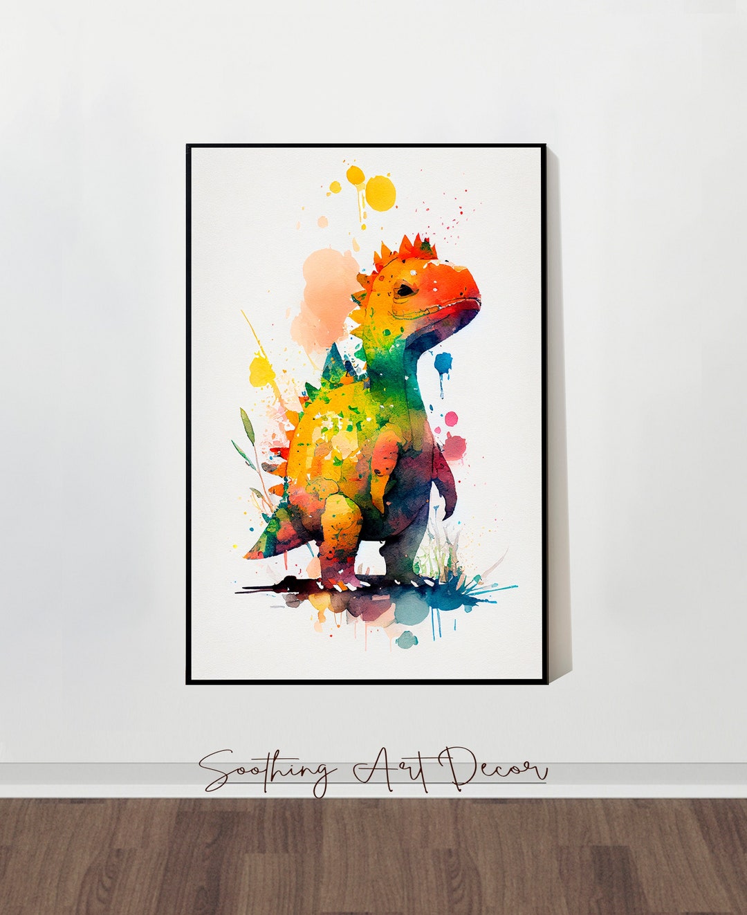 Mythical Creatures Baptism Gift Boy Digital Download Art, Watercolor ...