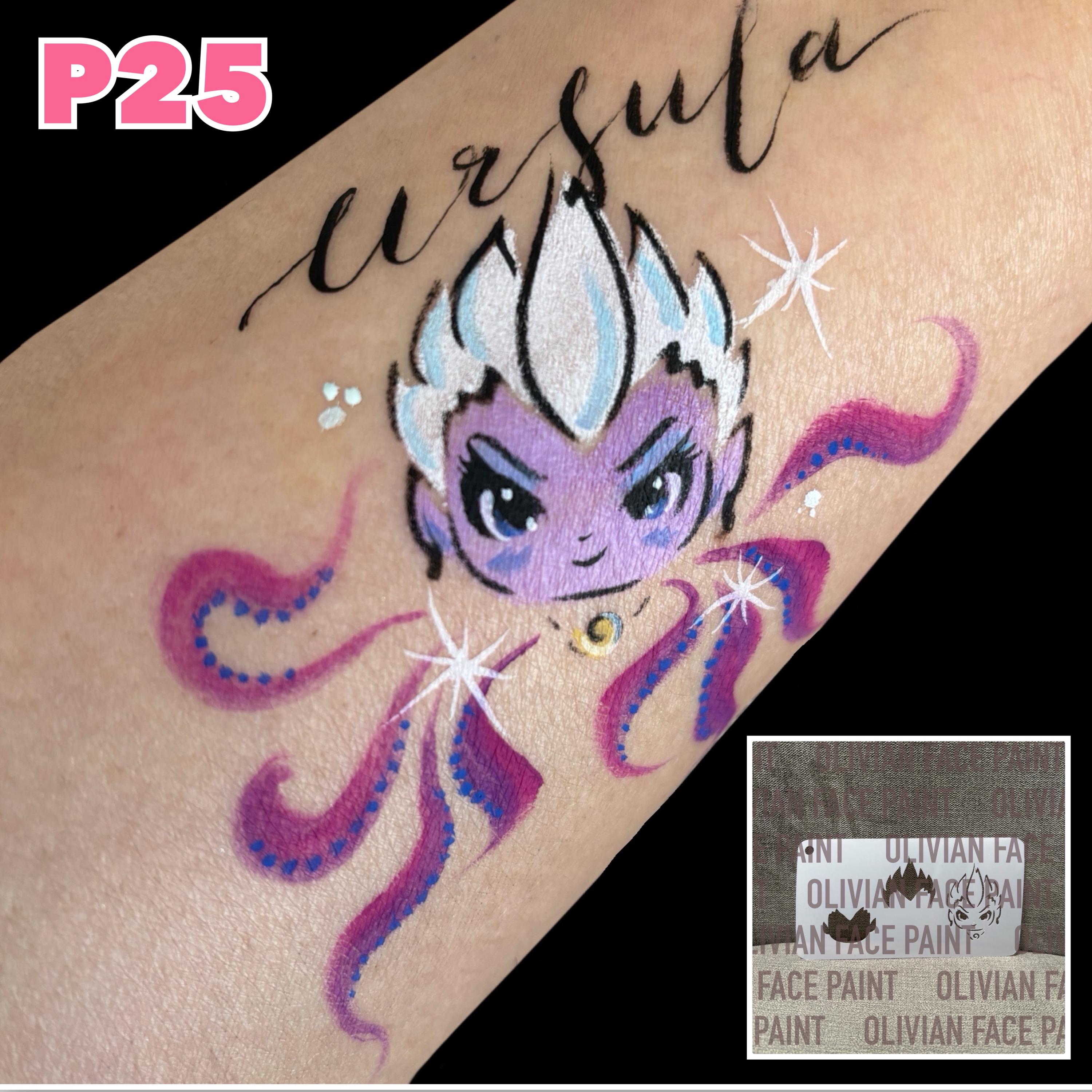 ONE Face Painting Stencil | Face Paint Stencils | Villain Stencils ...