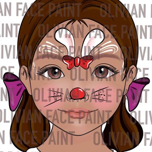 Face Paint Menu Board, Face Paint Word Board, Face Paint Animal Design ...