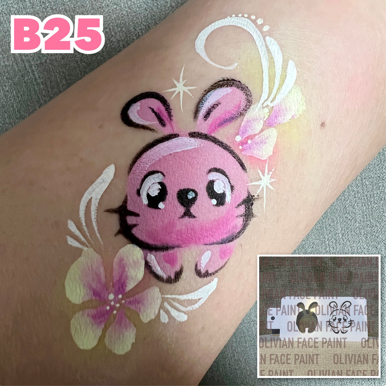 10 Face Painting Stencils | Face Paint Stencils | Animal Stencils | Two ...