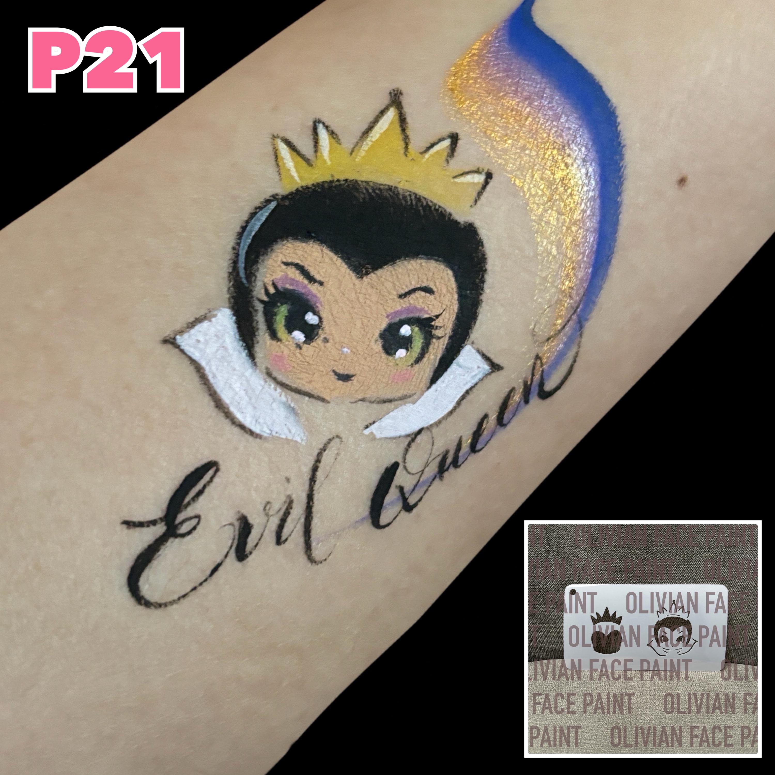 ONE Face Painting Stencil | Face Paint Stencils | Villain Stencils ...