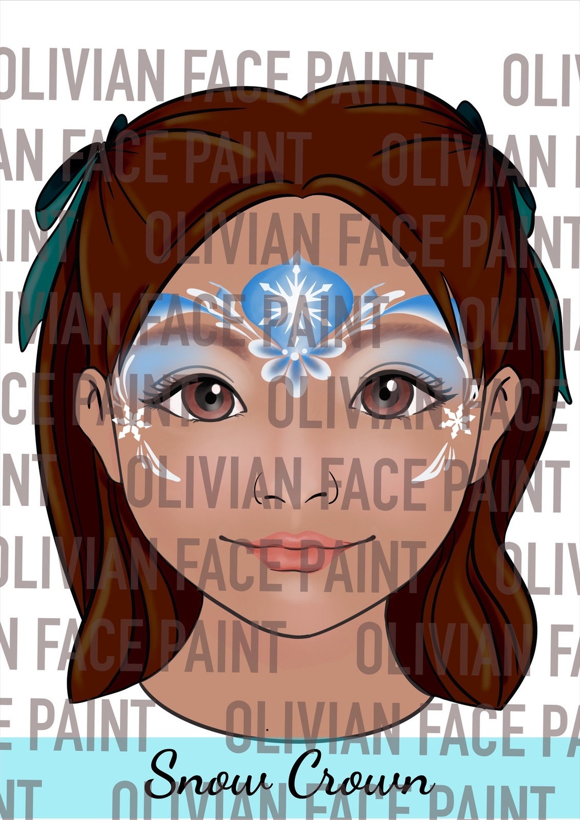 10 Design Xmas Face Paint Menu Board, Face Paint Word Board, Face Paint ...