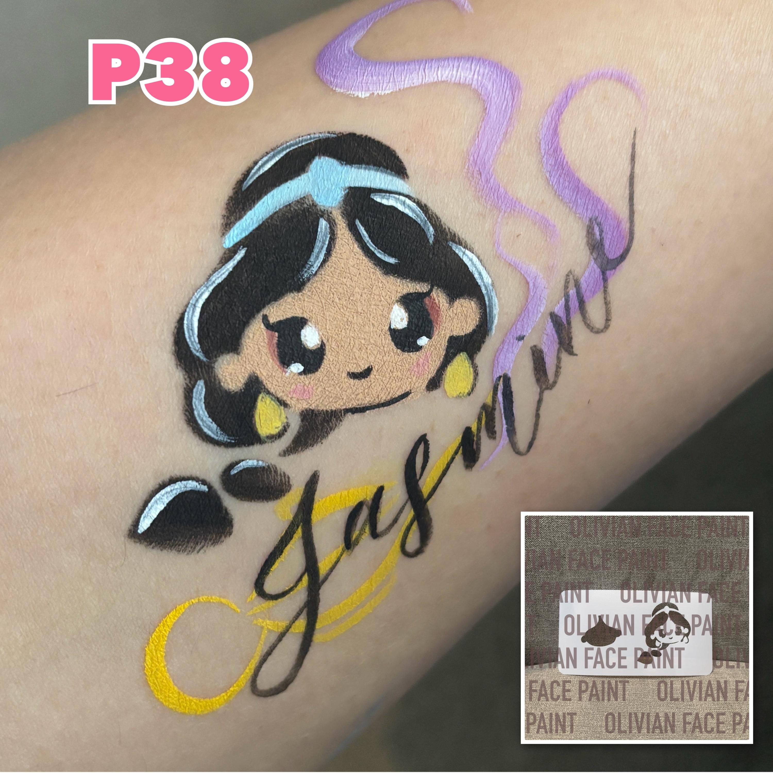 ONE Face Painting Stencil | Face Paint Stencils | Baby Princess ...