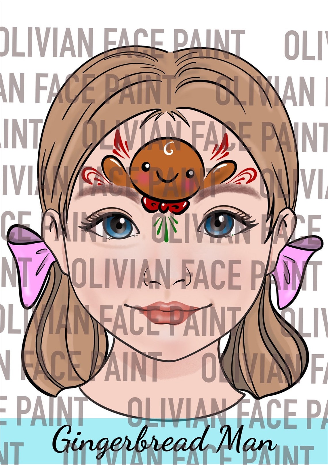 18 Design Xmas Face Paint Menu Board, Face Paint Word Board, Face Paint ...