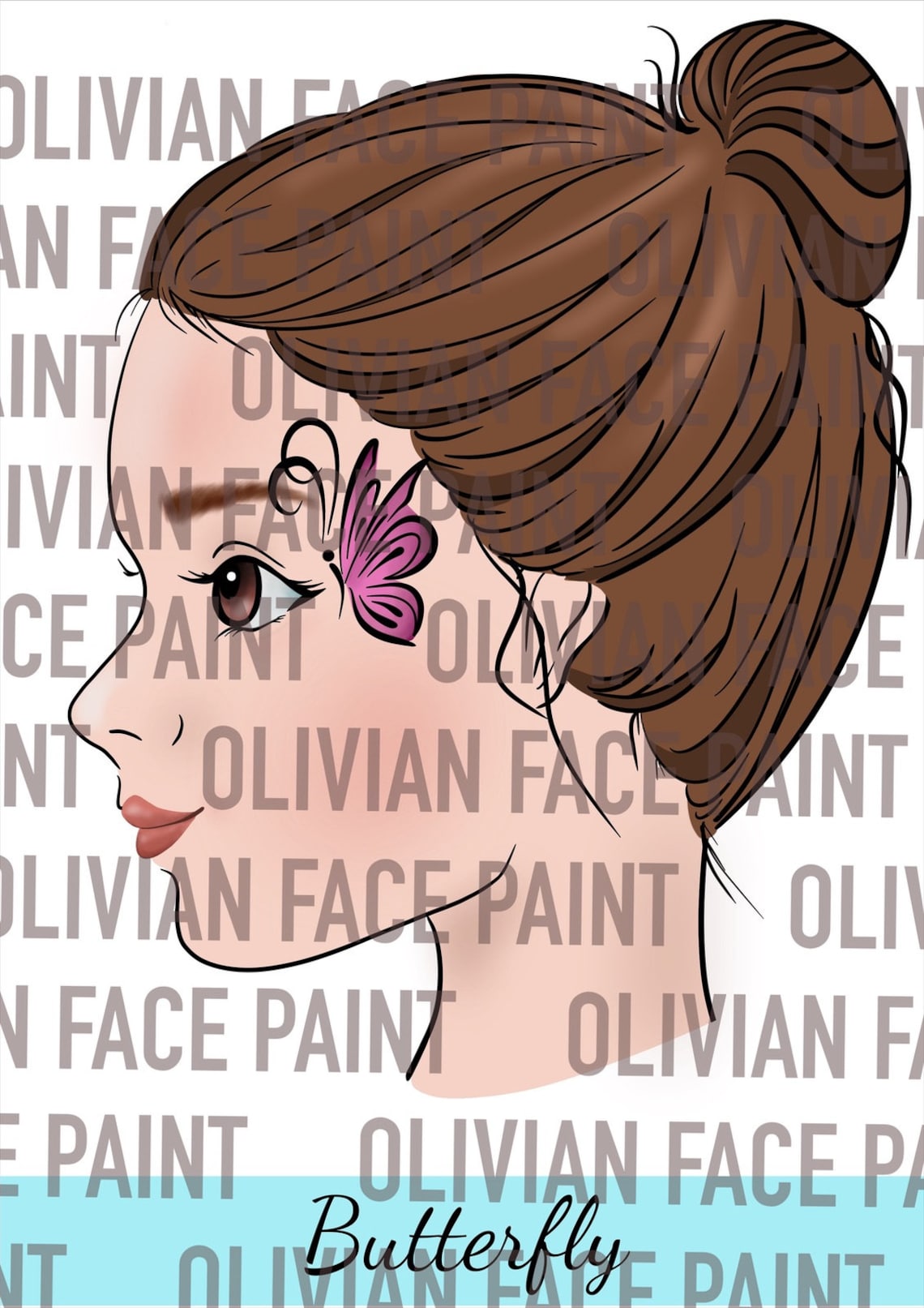 Face Paint Menu Board, Face Paint Word Board, Face Paint Quick Design ...