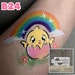 10 Face Painting Stencils | Face Paint Stencils | Animal Stencils | Two ...