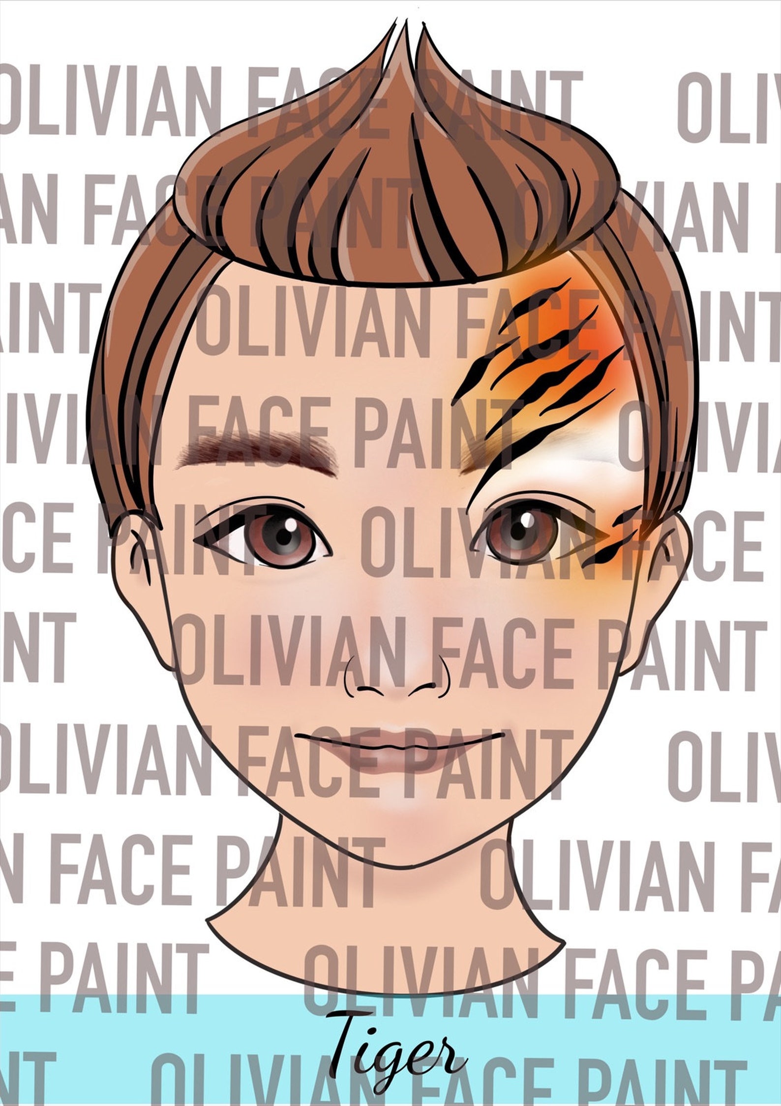 Face Paint Menu Board, Face Paint Word Board, Face Paint Quick Design ...