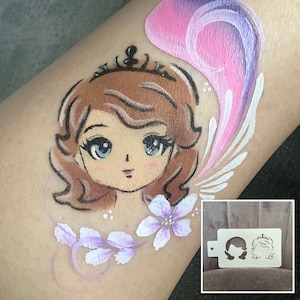 Face Painting Stencils | Face Paint Stencils | Princess Stencils | Two ...