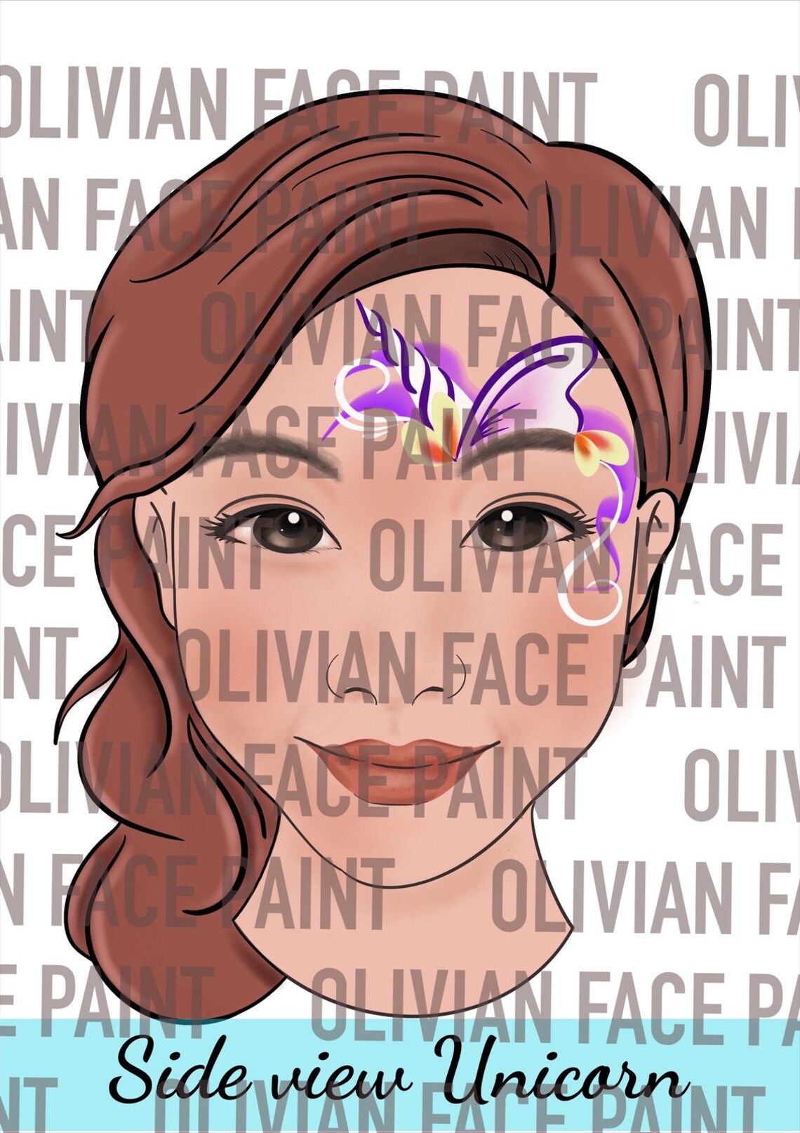 Face Paint Menu Board, Face Paint Word Board, Face Paint Design Board ...
