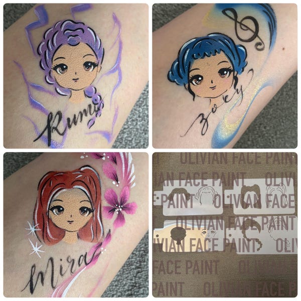 Kpop Designs for Face Painting - Etsy New Zealand
