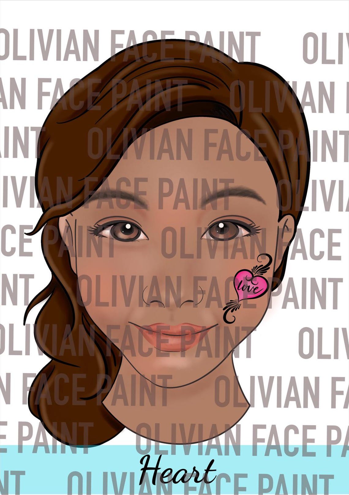 Face Paint Menu Board, Face Paint Word Board, Face Paint Design Board ...