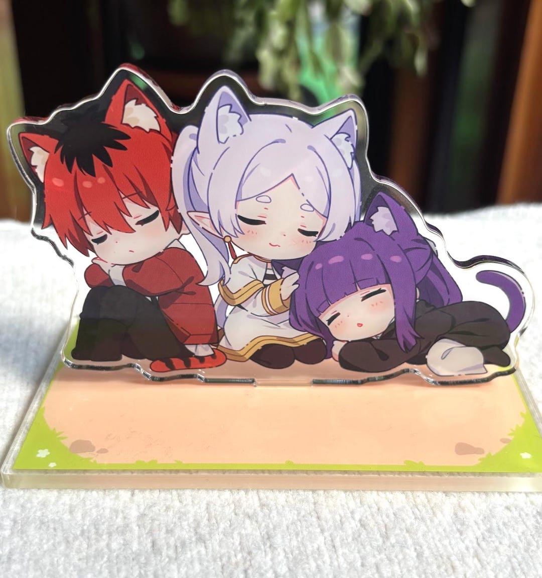 Frieren Cats Standee - Etsy