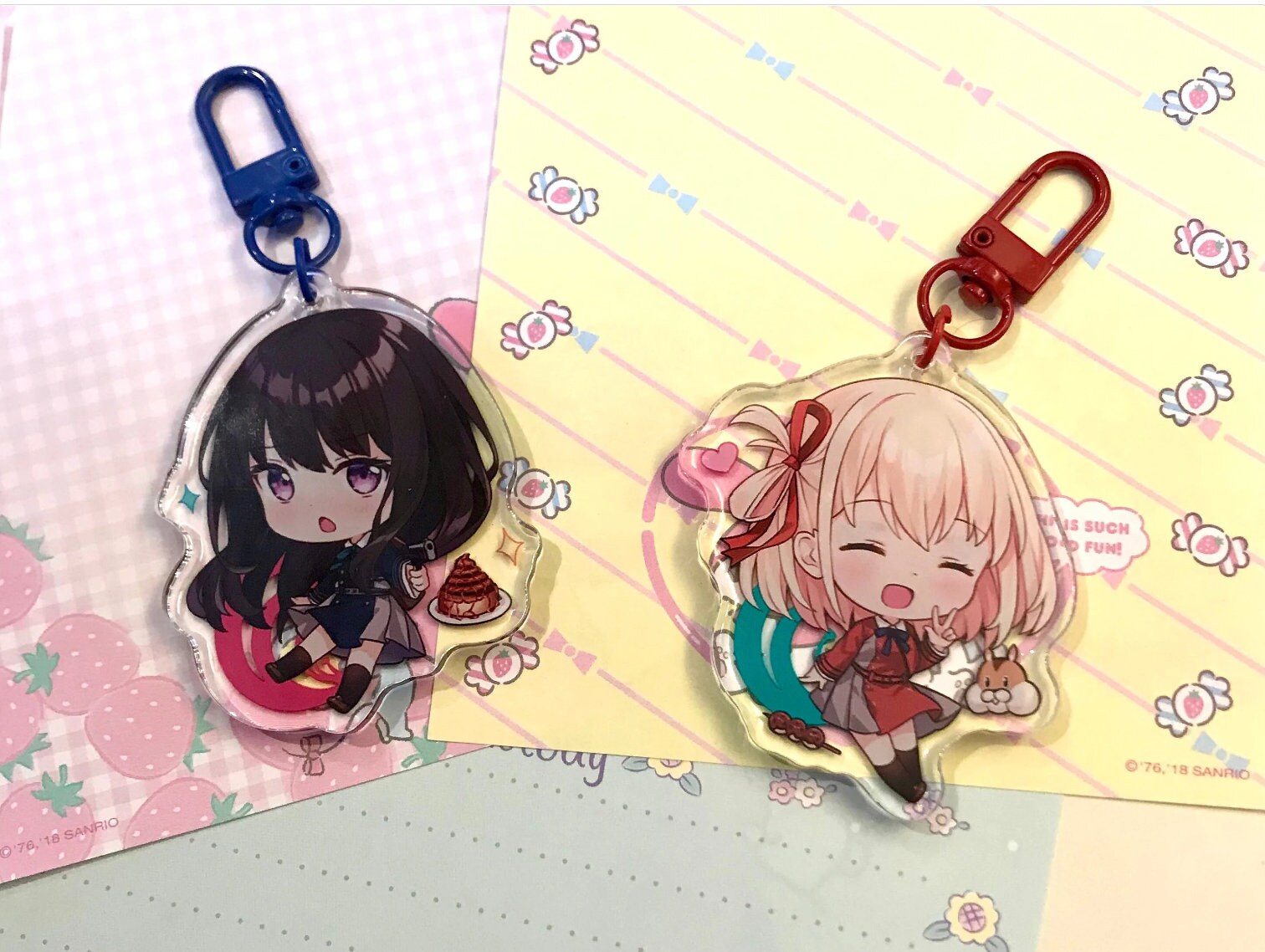 Misc Anime Keychains lyco Reco, Spy, Nijisanji - Etsy