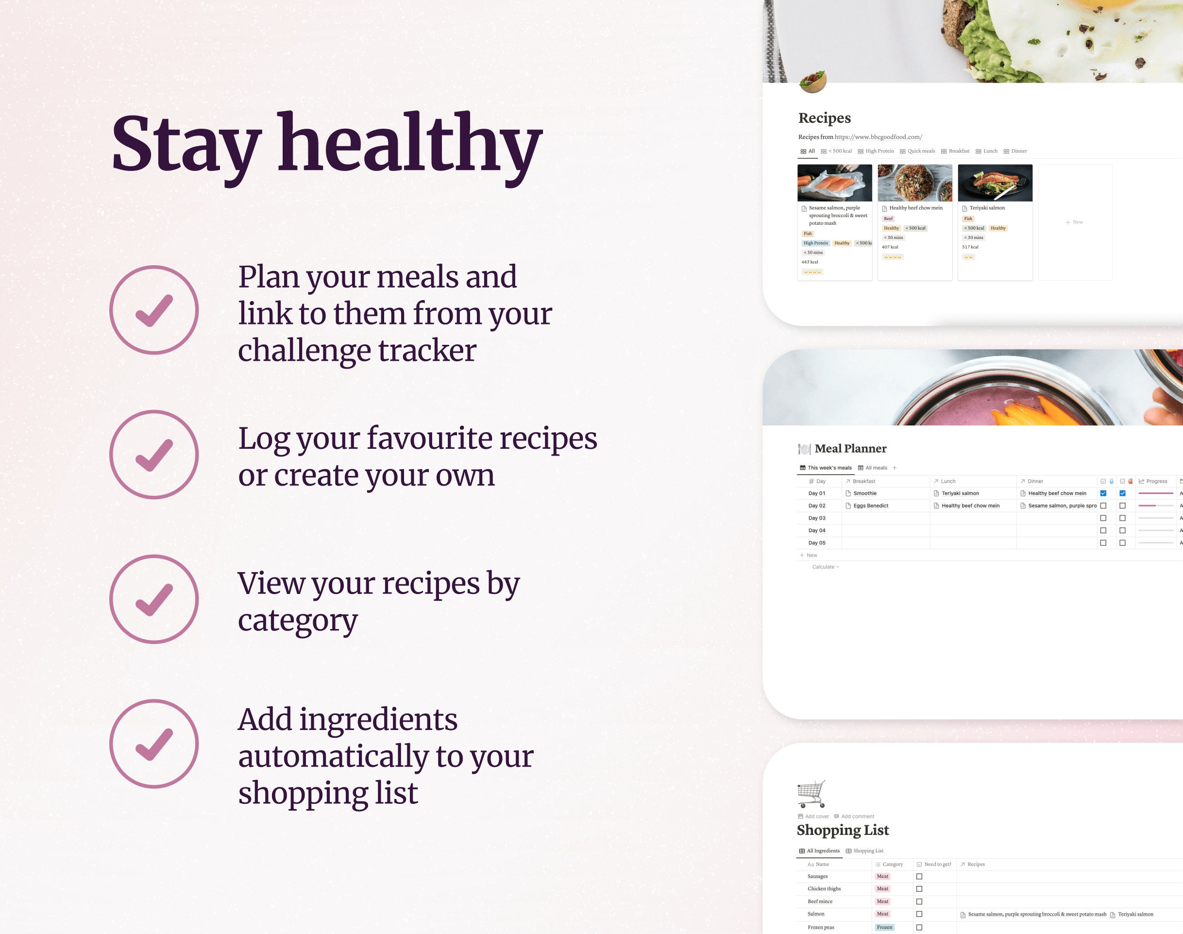 75 Days Soft Challenge Notion Template Aesthetic Digital - Etsy