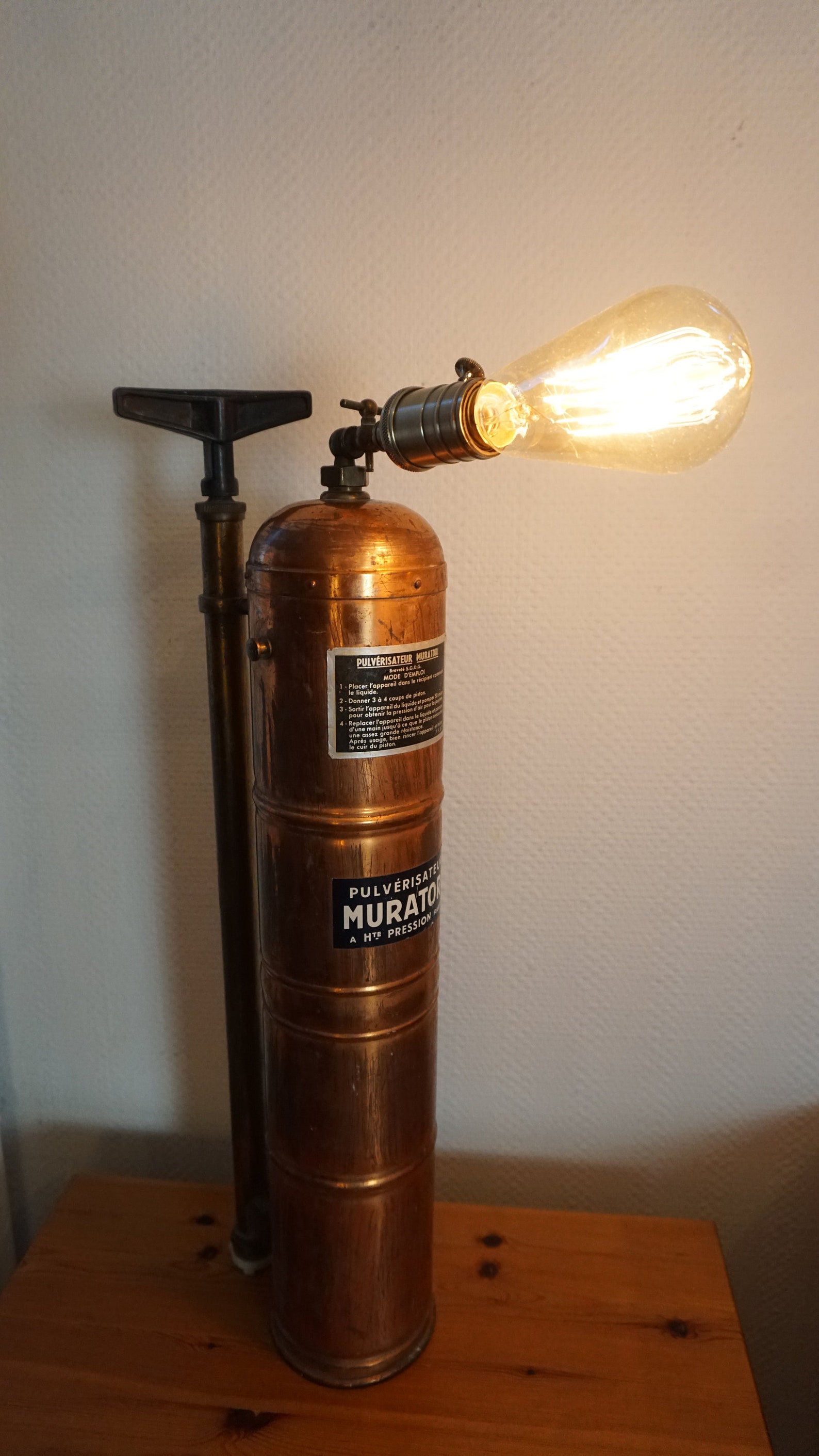 Italian Steampunk Upcycled Lamp - Etsy