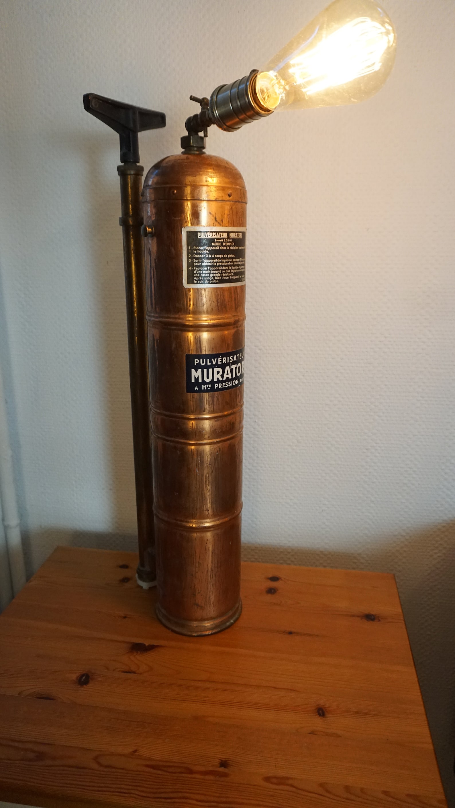 Italian Steampunk Upcycled Lamp - Etsy