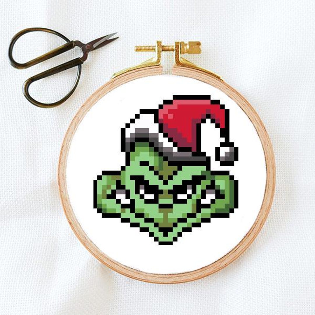 Grinch - Christmas - Cross Stitch Pattern - PDF Download - Digital ...
