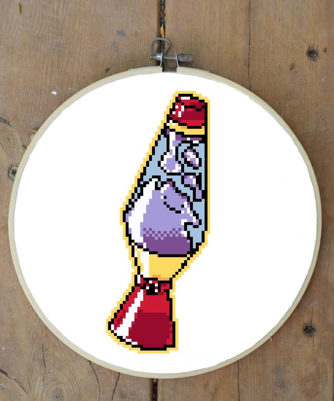 Ditto Lava Lamp - Cross Stitch Pattern - PDF Download - Digital ...