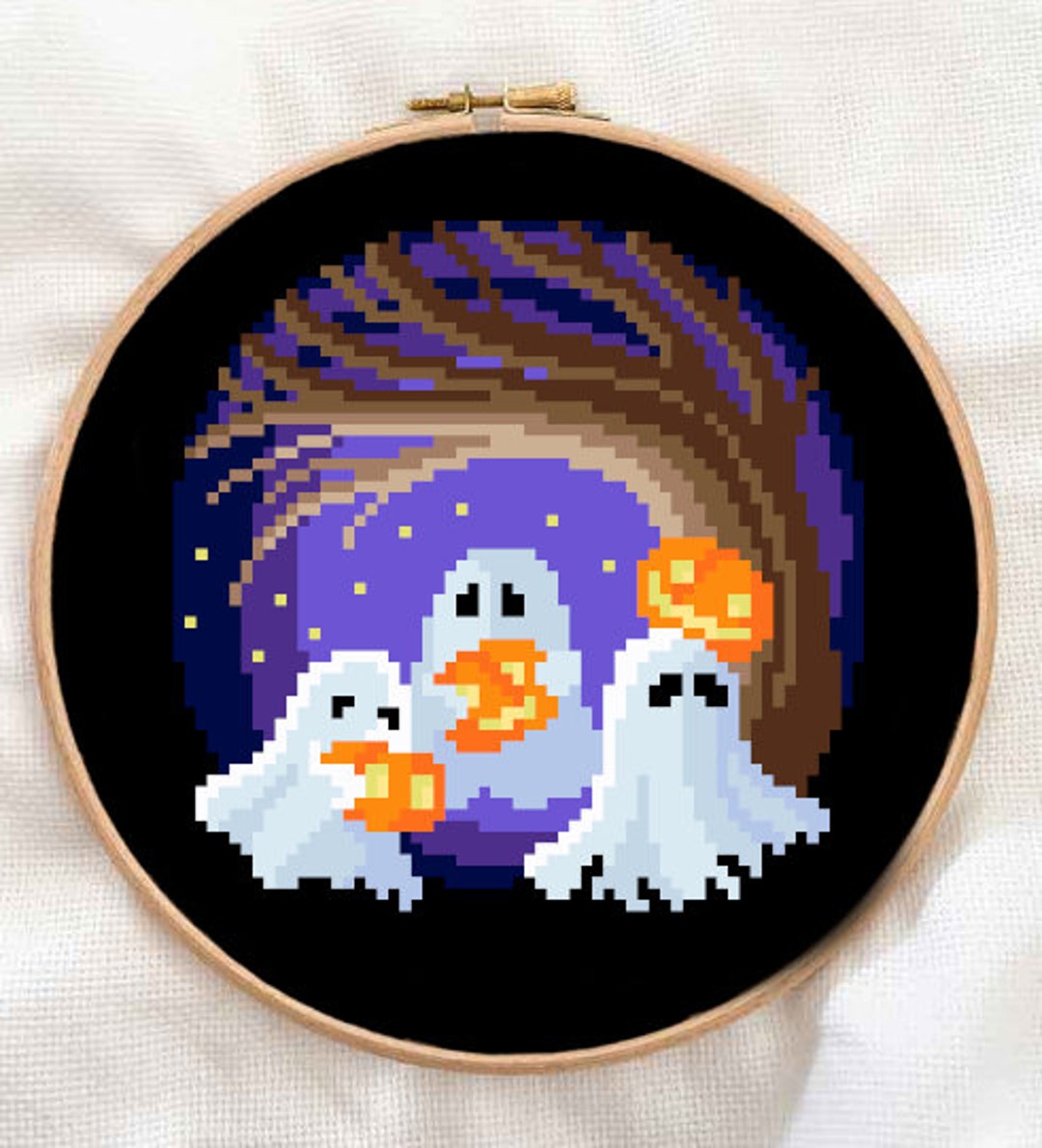 Ghosts Playing - Halloween - Cross Stitch Pattern - PDF Download ...