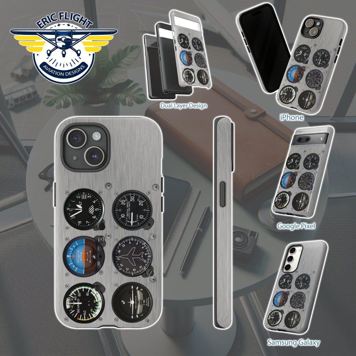 Sky Pilot Guard Aviator Series: Smart Flight Instrument Phone Tough ...