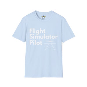 Flight Simulator Pilot Piper Aviation Flying Unisex Softstyle T-shirt ...