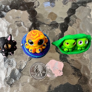Baby Polymer Clay Octopus Characters - Etsy