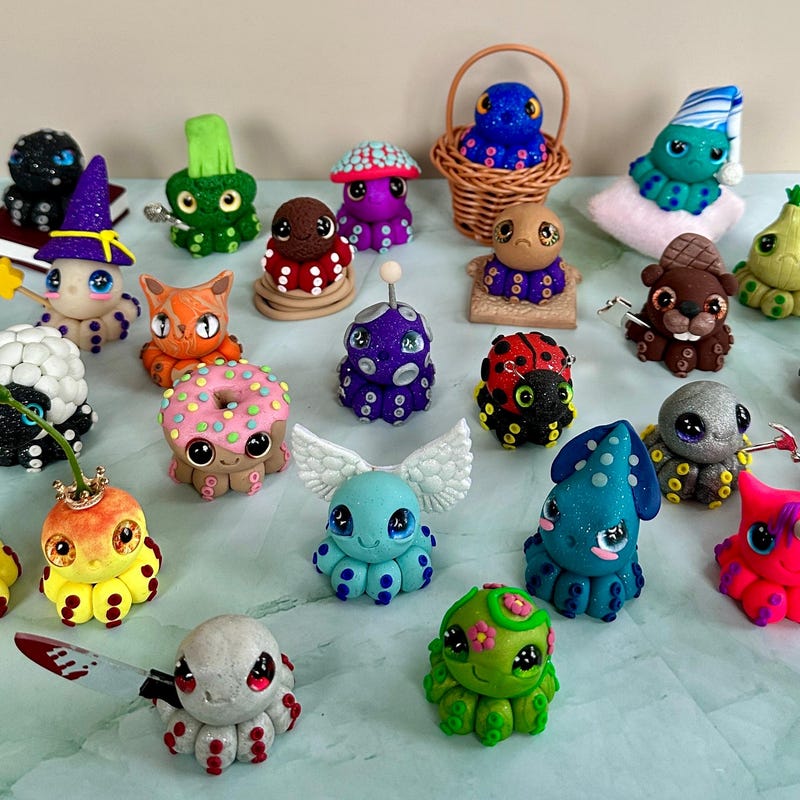 Polymer Clay Figure - Etsy