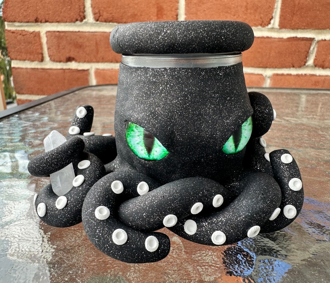 Octopus Jar With Your Choice of Crystal(2oz) - Etsy