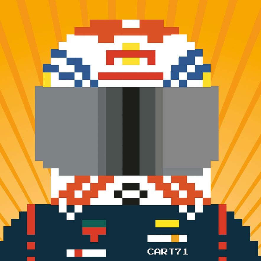 Max Verstappen Pixel Art F1 2023 Pôster - Etsy Portugal