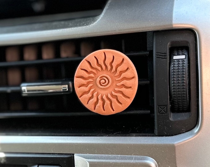 Terracotta Car Air Freshener Car Essential Oil Diffuser handmade ...