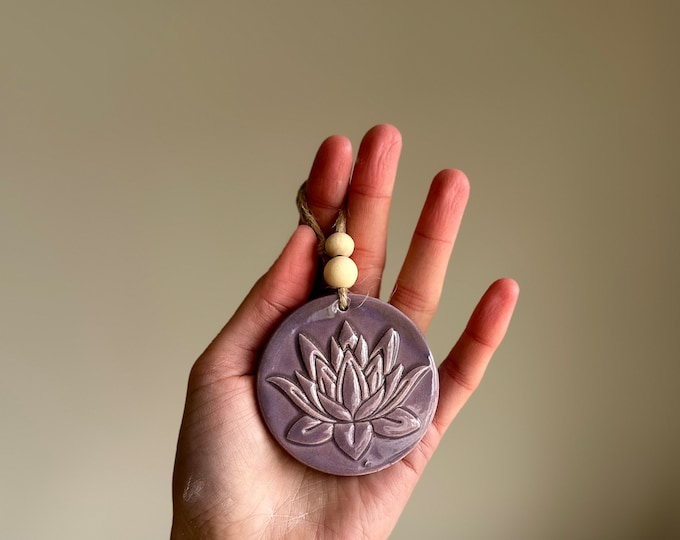 Lotus Ornament | Lotus Flower | Ceramics Ornament | Yoga | Yogi ...