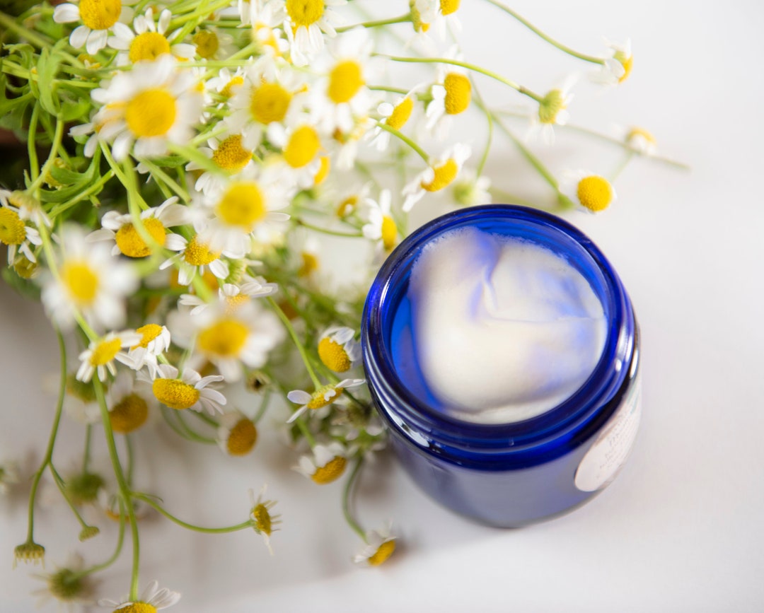 Organic Calming Chamomile Face Cream - Etsy