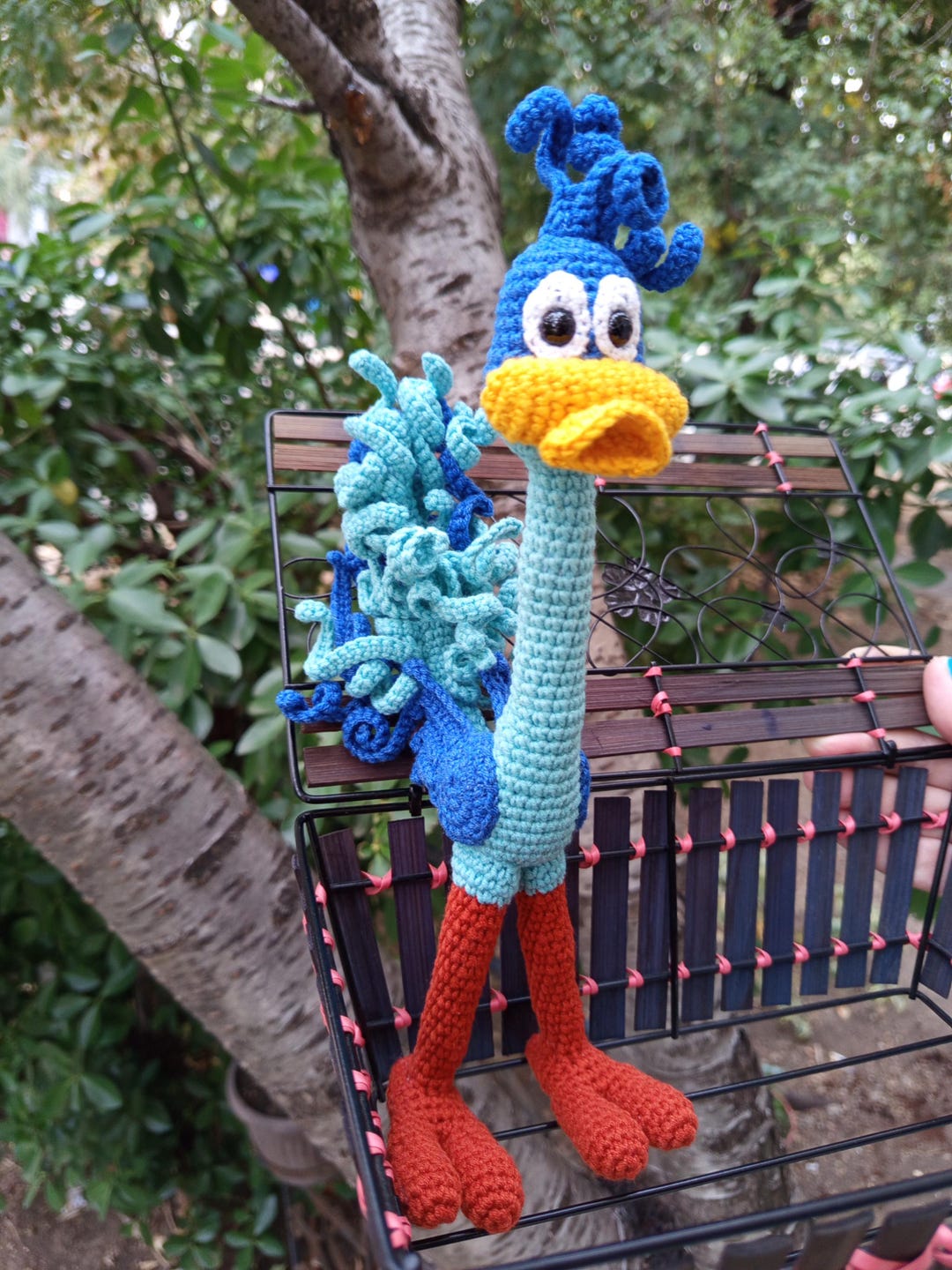 Crocheted Road Runner PDF Cartoon Network Cartoon Character Plush ...